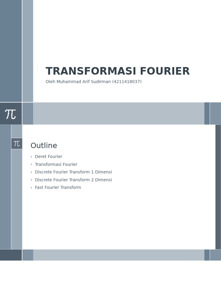 TRANSFORMASI FOURIER | PDF