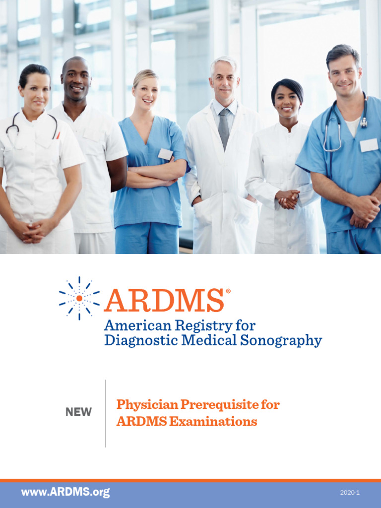 2020 ARDMS Physician Prerequisite One Sheeter (1) | PDF | Medicine ...
