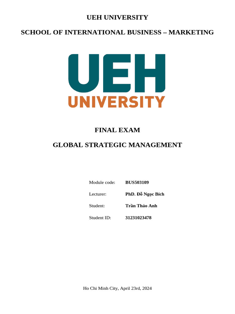 GSM Final Exam | PDF