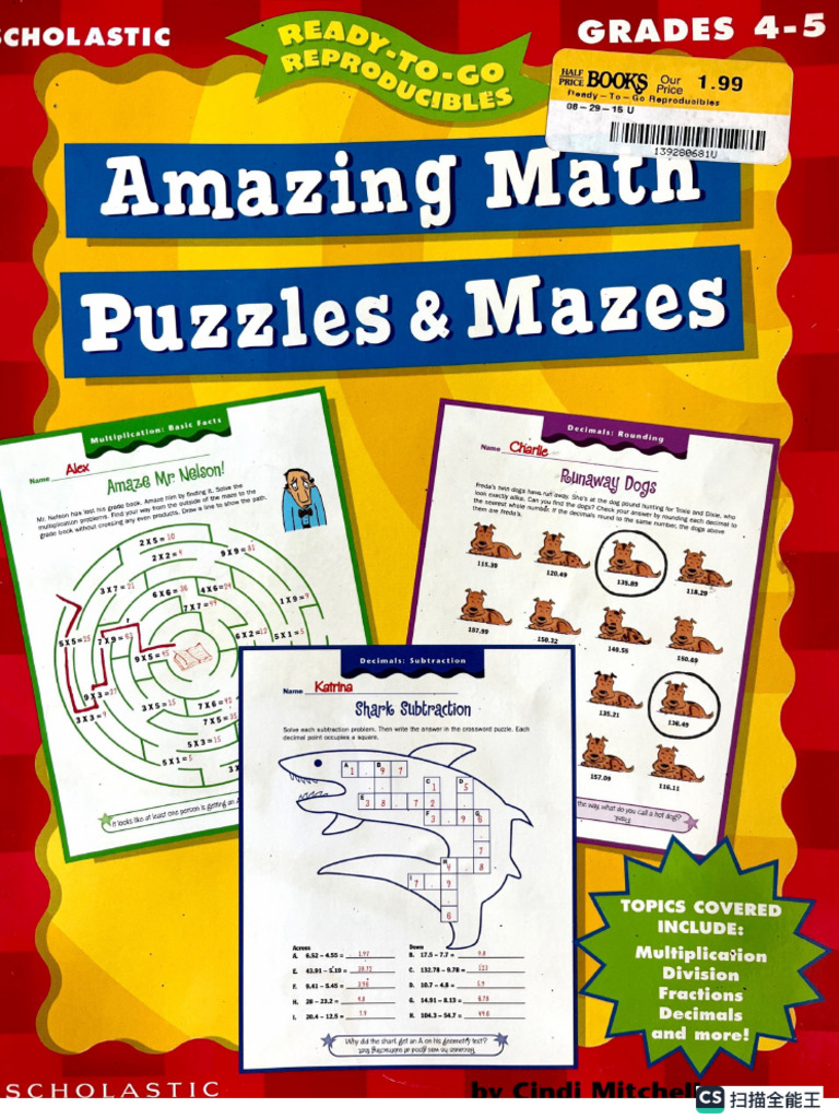 Amazing Math Puzzles and Mazes | PDF