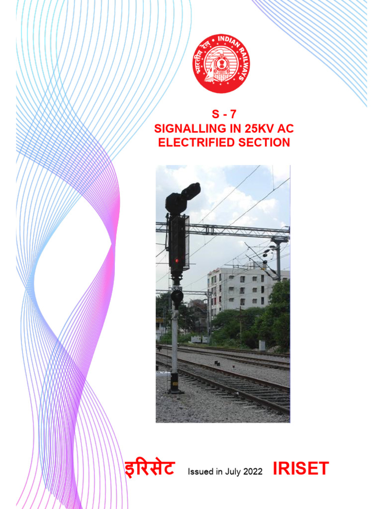 S07 - Signalling in 25KV AC Electrified Section - A4 - July 2022 ...
