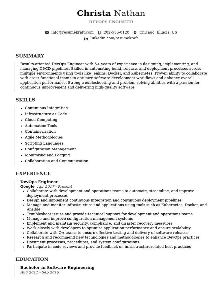 Devops Engineer Pdf