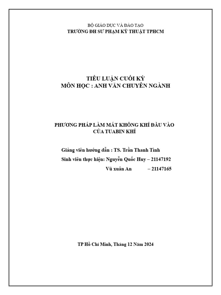 TL_Vũ Xuân An-21147165_Nguyễn Quốc Huy-21147192 | PDF