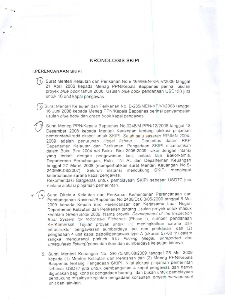 Kronologi SKIPI | PDF