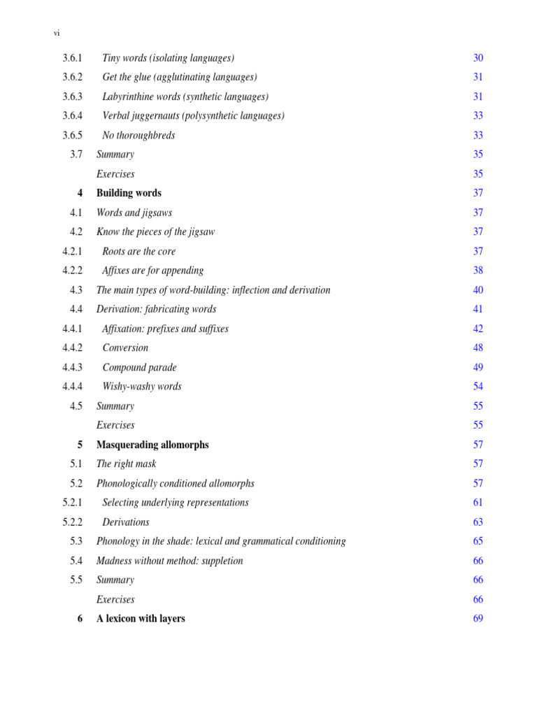 Francis Katamba English Words-3 | PDF | Word | Morphology (Linguistics)