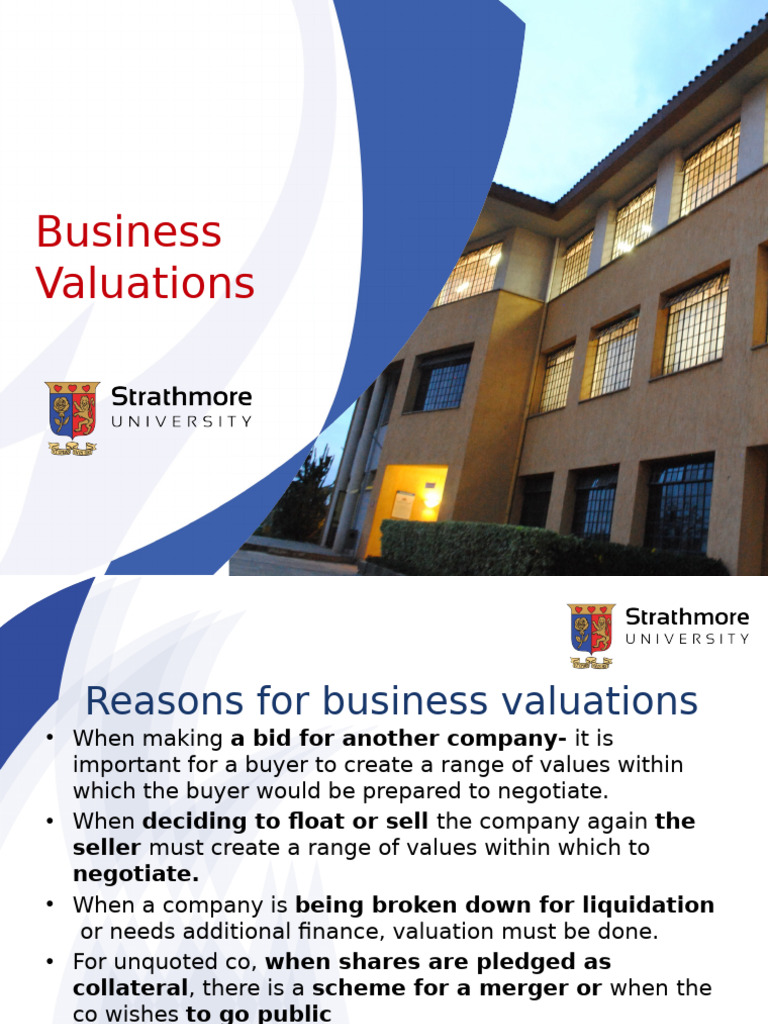 Business Valuations | PDF | Valuation (Finance) | Discounted Cash Flow