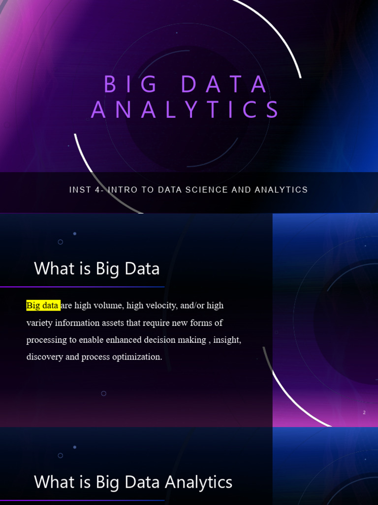 Inst-4-DSA-Big-Data | PDF | Analytics | Big Data
