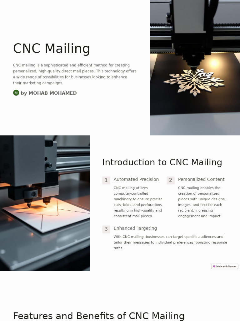 CNC Mailing | PDF | Numerical Control | Direct Marketing