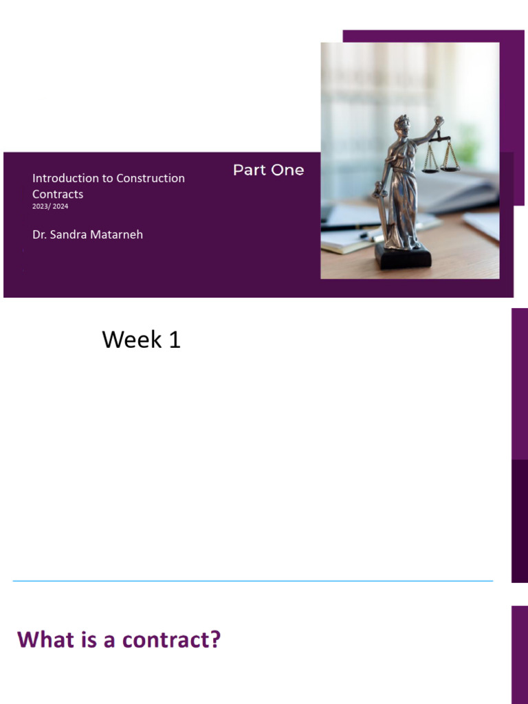 Understanding Construction Contracts 2024 | PDF | Damages | Offer And ...