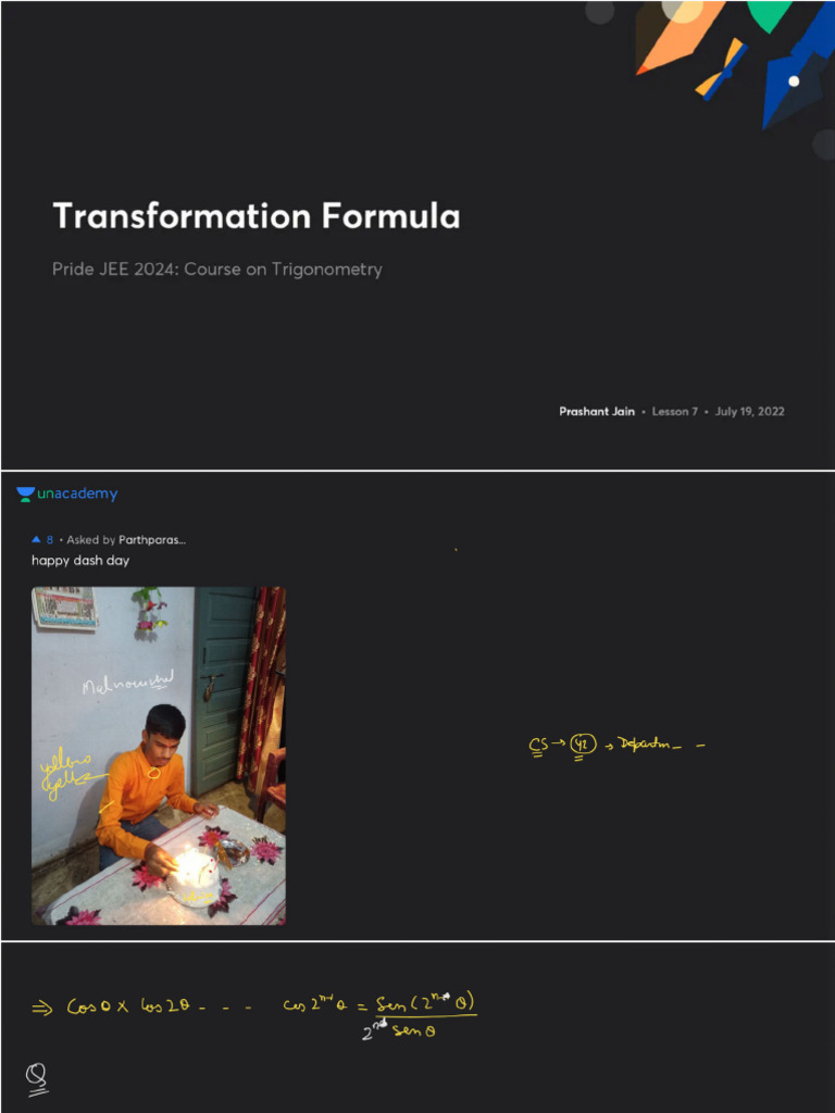 Transformation Formula With Anno | PDF