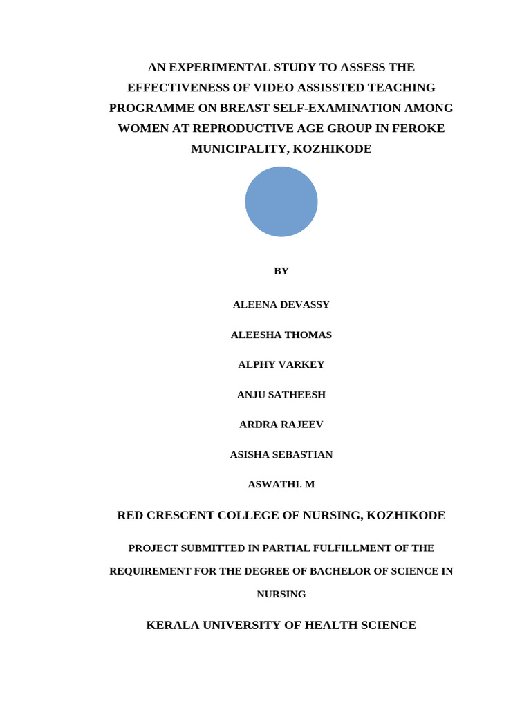 Anu Thomas | PDF | Breast Cancer | Cancer