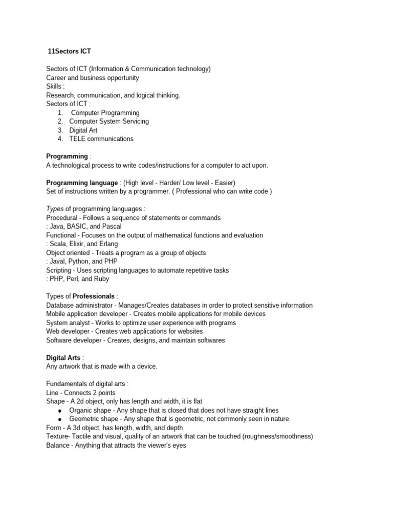 ICT Reviewer 1st Quarter (Matatag) | PDF | Call Centre | Computer Data ...