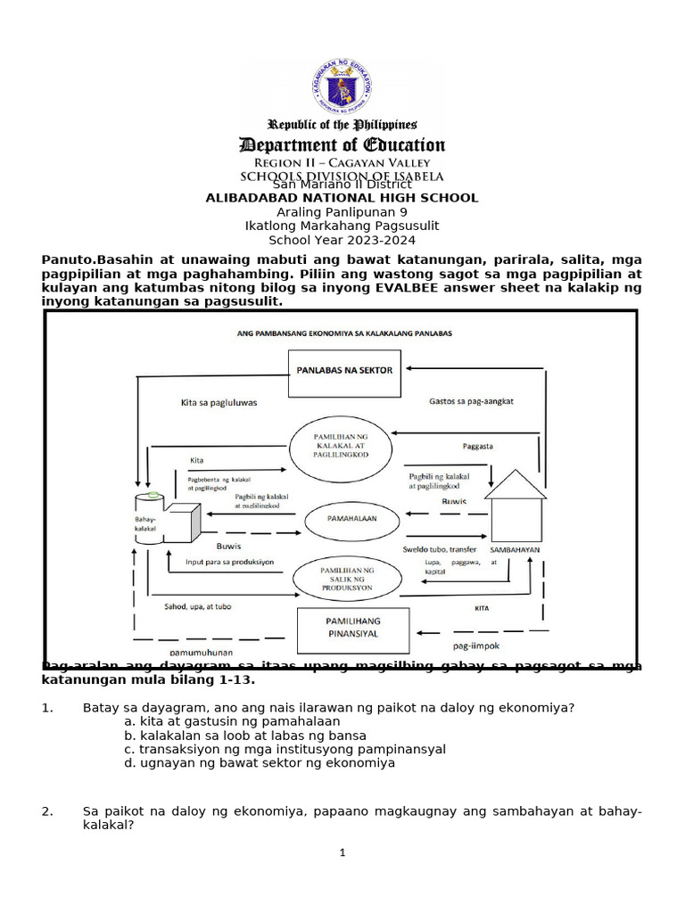 3 RD Quarter AP9 | PDF