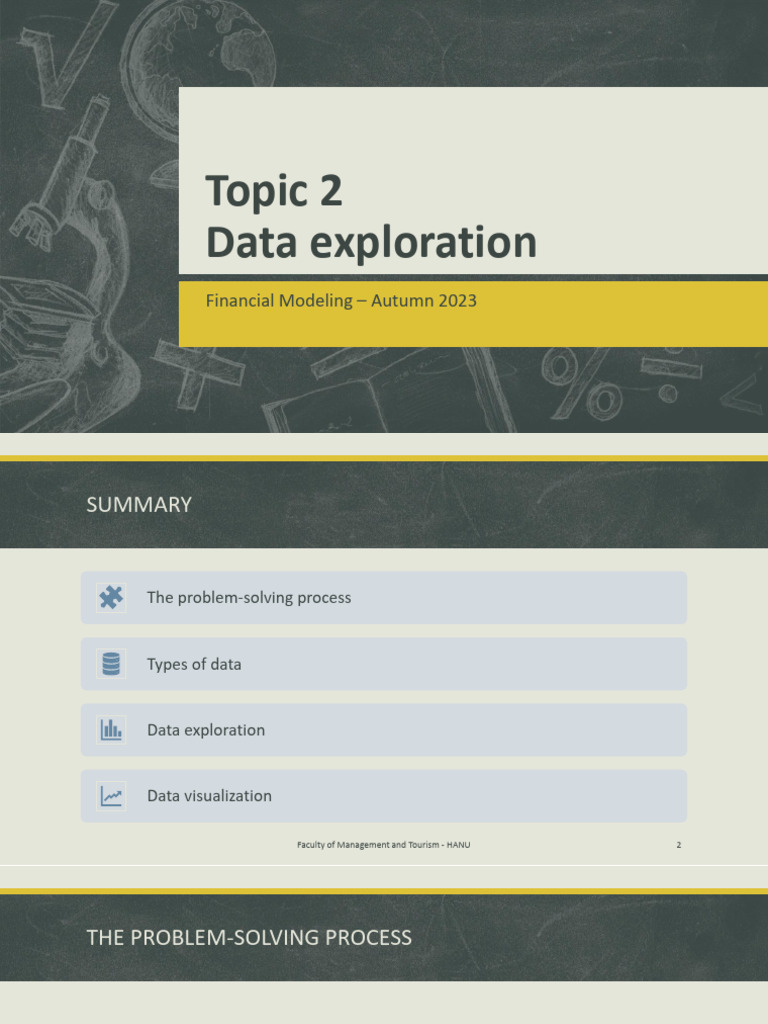 Topic 2 Data Exploration | PDF