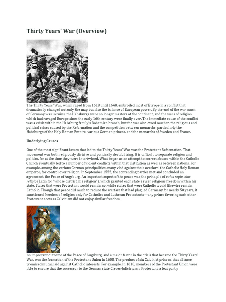 Thirty Years War | PDF
