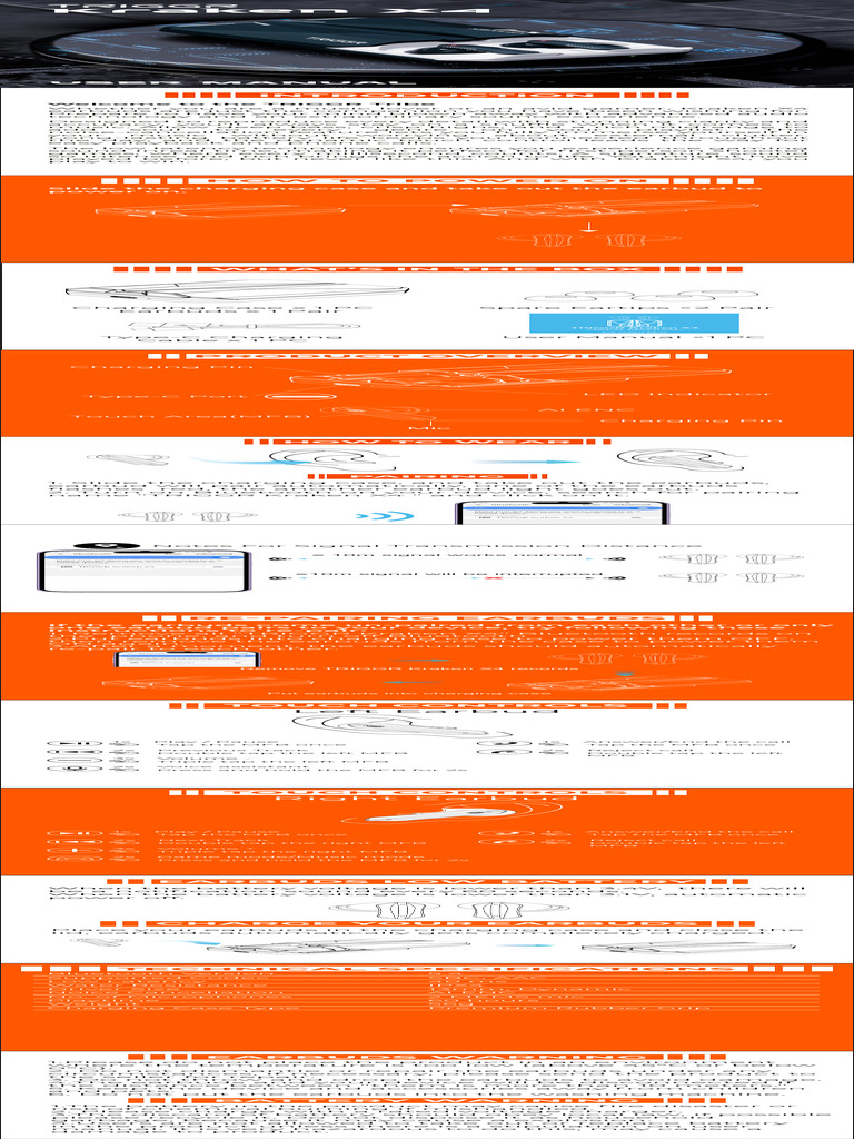 TRIGGR Kraken X4 User Manual | PDF | Headphones | Bluetooth