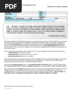 Main Road Test Score Sheet Template | PDF | Traffic | Van