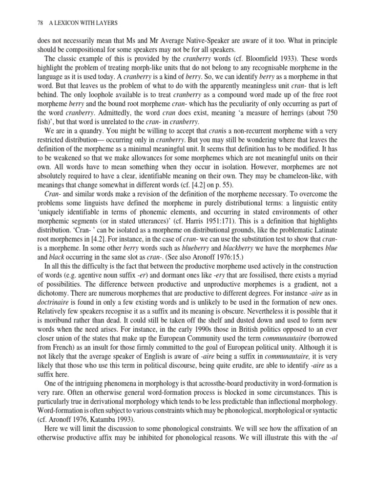 Francis Katamba English Words-33 | PDF | Word | Morphology (Linguistics)