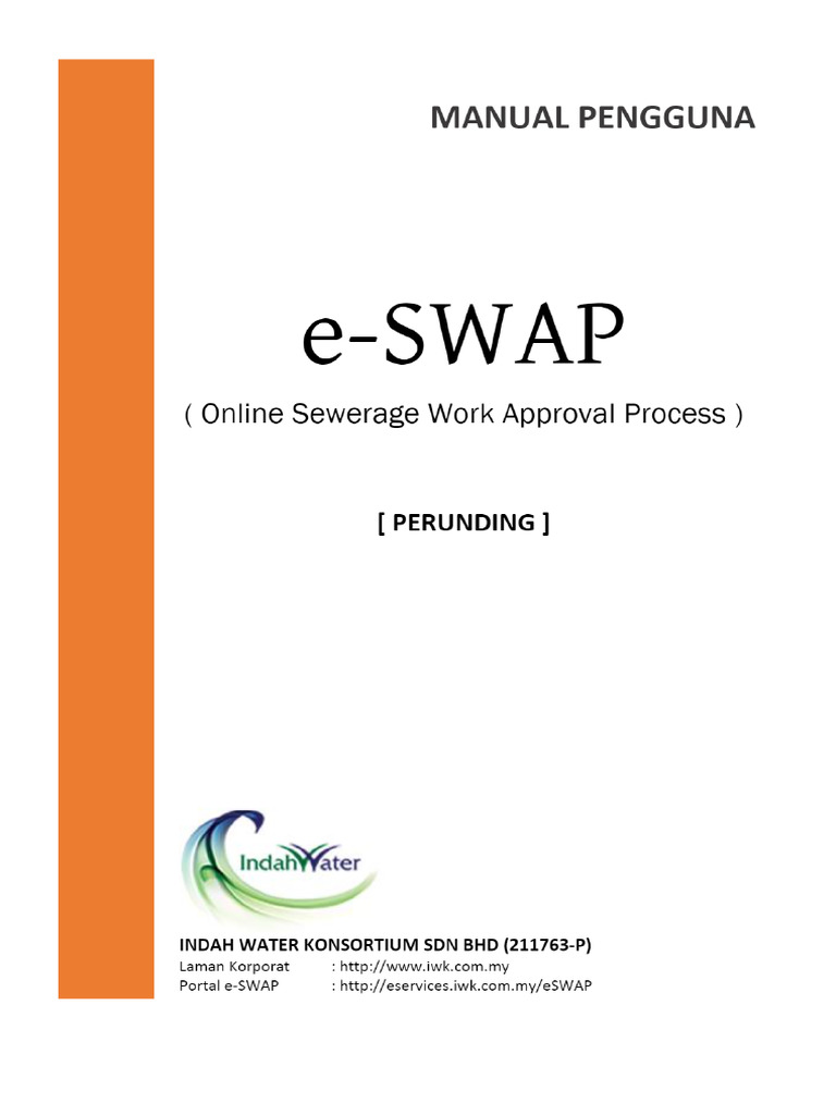 Manual Pengguna ESWAP (Perunding) | PDF