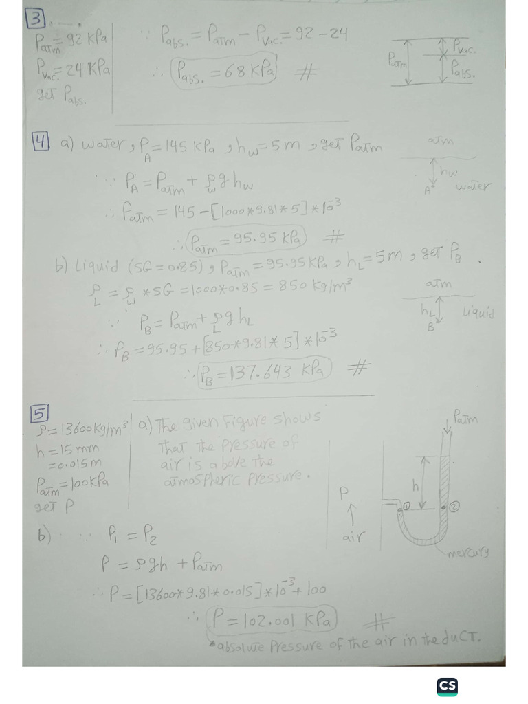Sheet 2 Fluid Solution | PDF