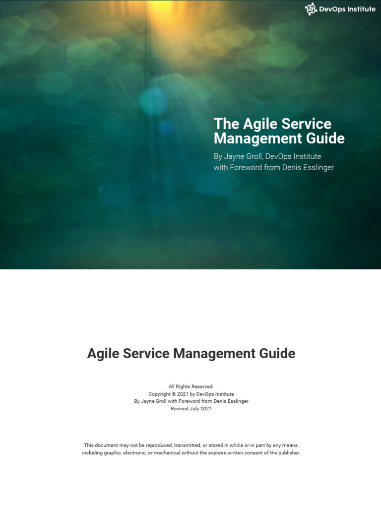 The Agile Service Management Guide | PDF | Agile Software Development ...