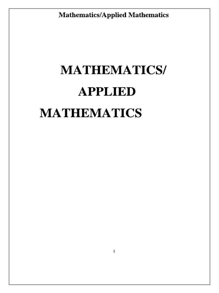 CUET-UG Mathematics | PDF