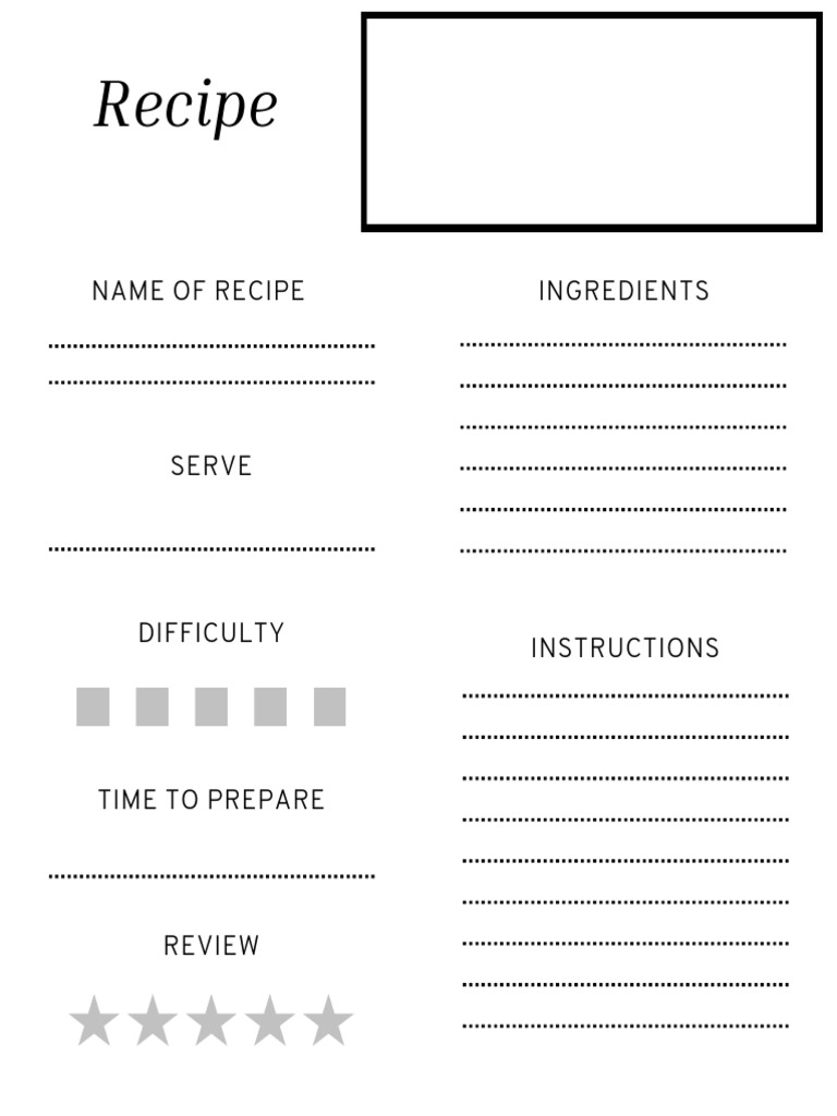Comprehensive Recipe Guide | PDF