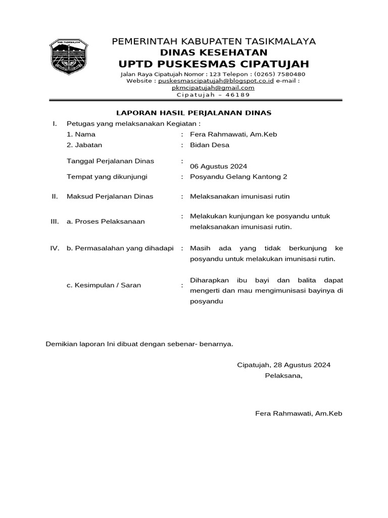 LHPD Agustus | PDF