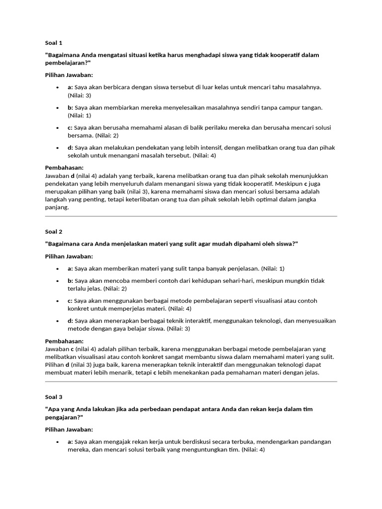 Soal Wawancara | PDF