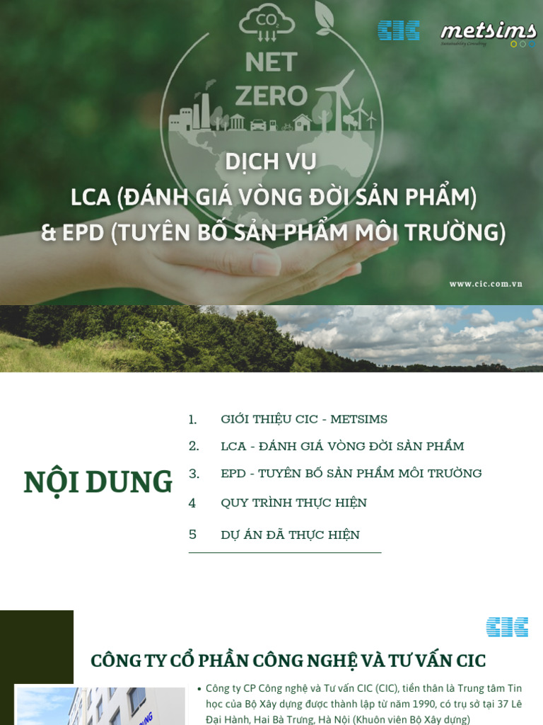 File LCA EPD in Đính Kèm | PDF