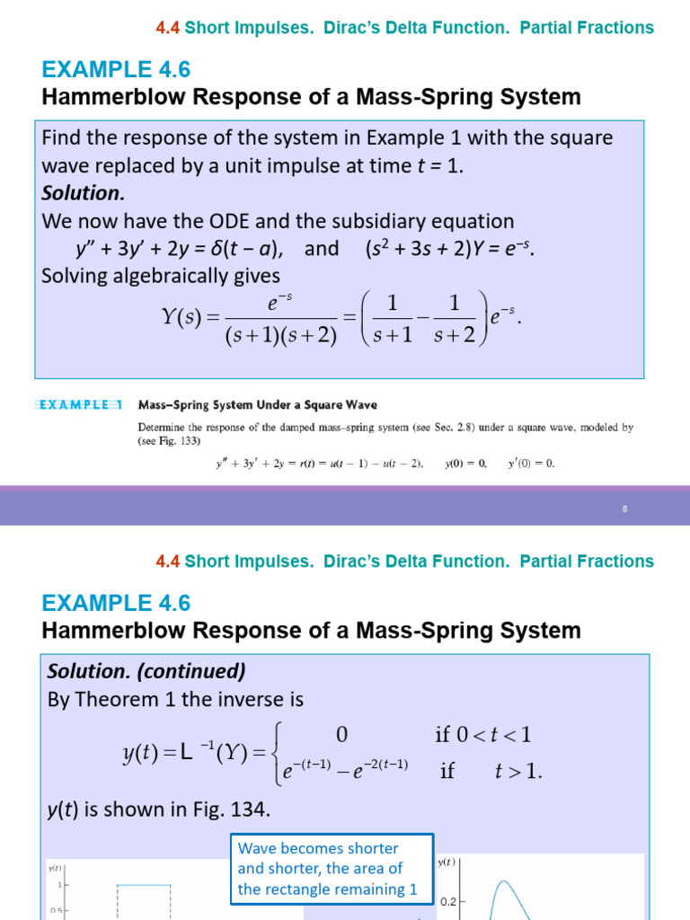 Chapter 04-2 Solutions of Examples | PDF | Integral Equation | Teaching ...