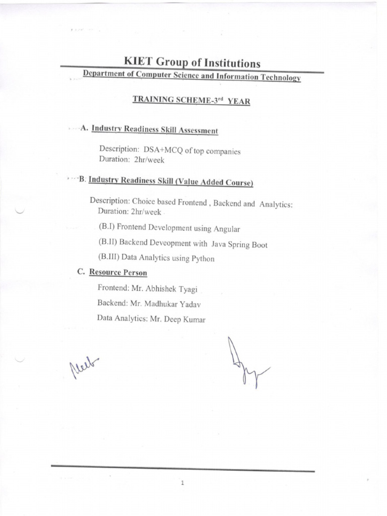IRS Scheme Syllabus 3year Approved | PDF