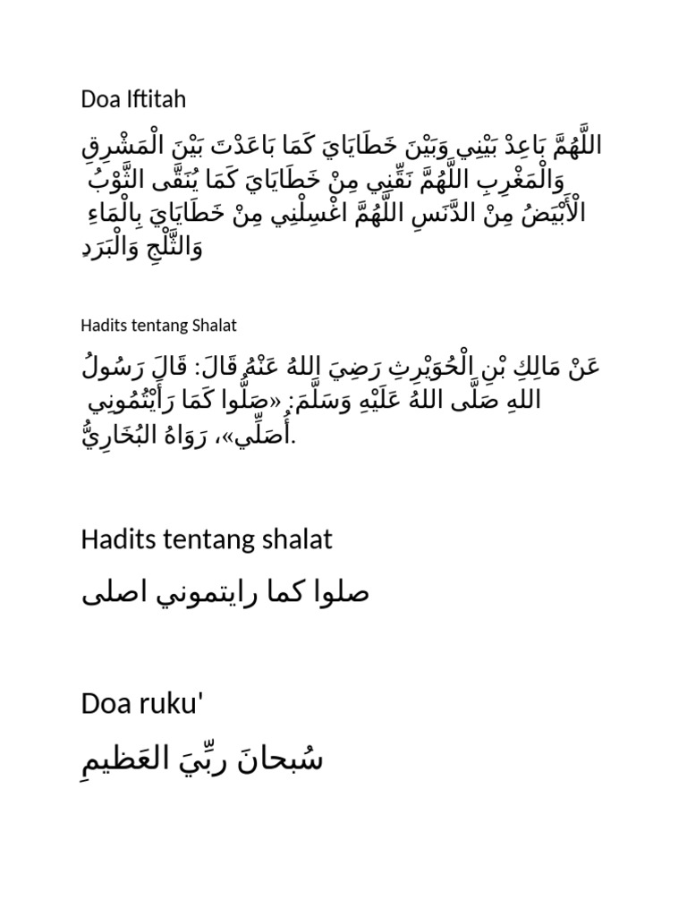 Doa Iftitah-WPS Office (1) | PDF