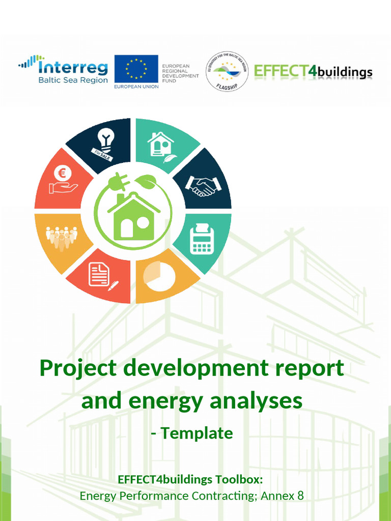 8 Project Development Report and Energy Analyses. Template | PDF | Heat ...