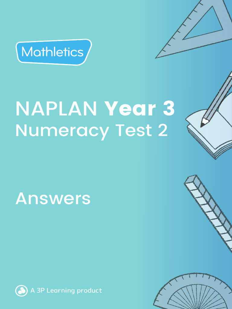 NAPLAN Yr 3 Numeracy Test-2 Answers | PDF