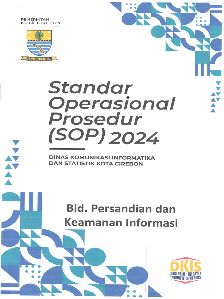 SOP 2024 - Bidang Persandian | PDF