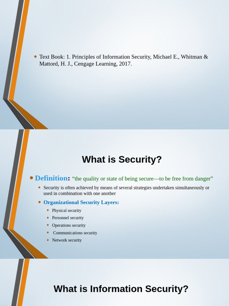 IS Chap 1 | PDF | Information Security | Computer Security