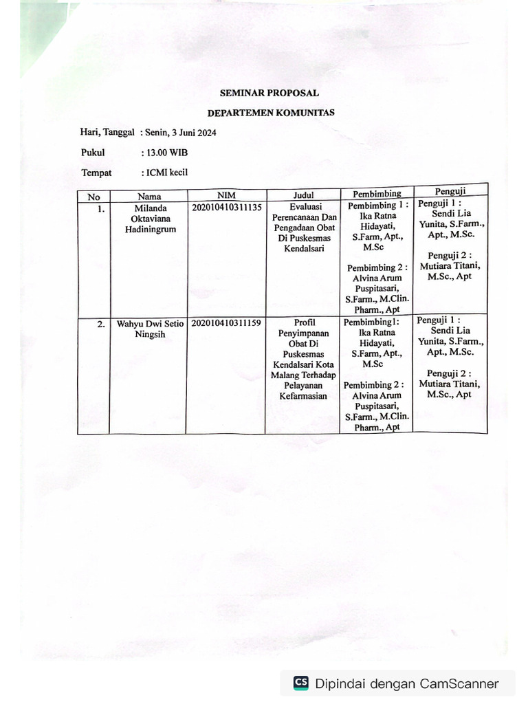 Undangan Sempro-2 | PDF