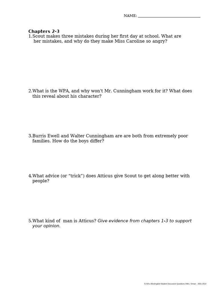 Chapters 2 3 Questions | PDF