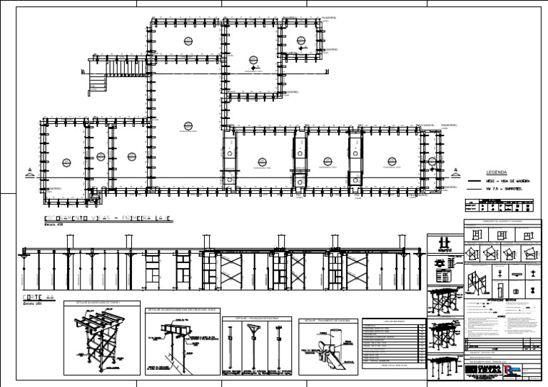 Projeto de Escoramento - Esc - MFS - Rev00-2-3 | PDF