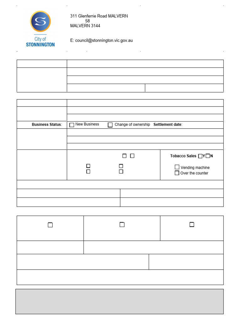 Application To Register Food Business 2022 | PDF