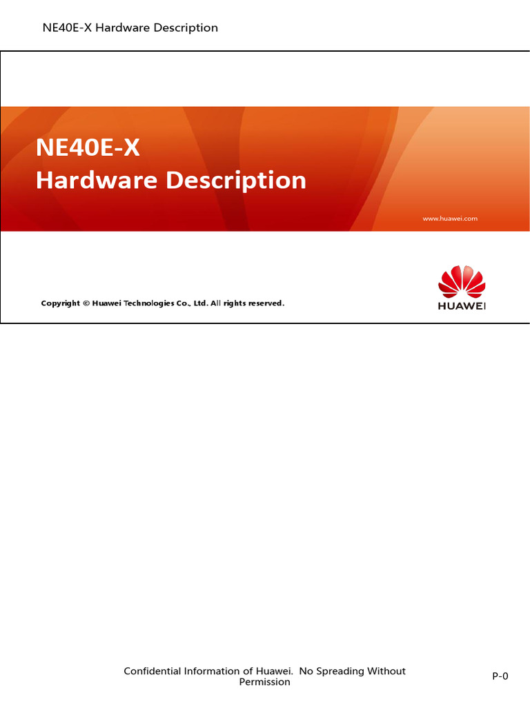 01 NE40E-X & NE40E-XA Hardware Description-Online | PDF | Computer ...