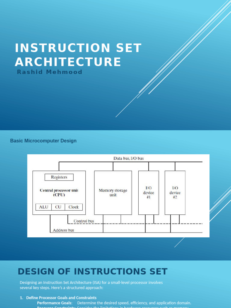 05-Lecture-ISA-X86 | PDF | Central Processing Unit | Integrated Circuit