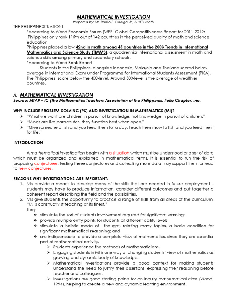 math-investigation | PDF | Mathematics | Rectangle