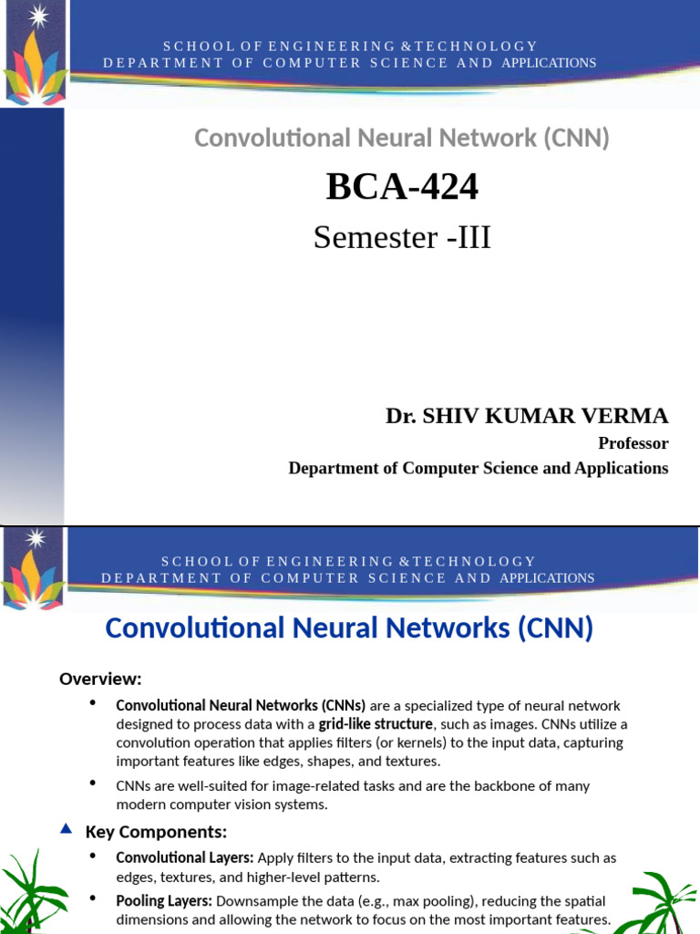 Lecture 24 CNN | PDF | Computational Science | Neuroscience Lecture 24 CNN | PDF | Computational Science | Neuroscience