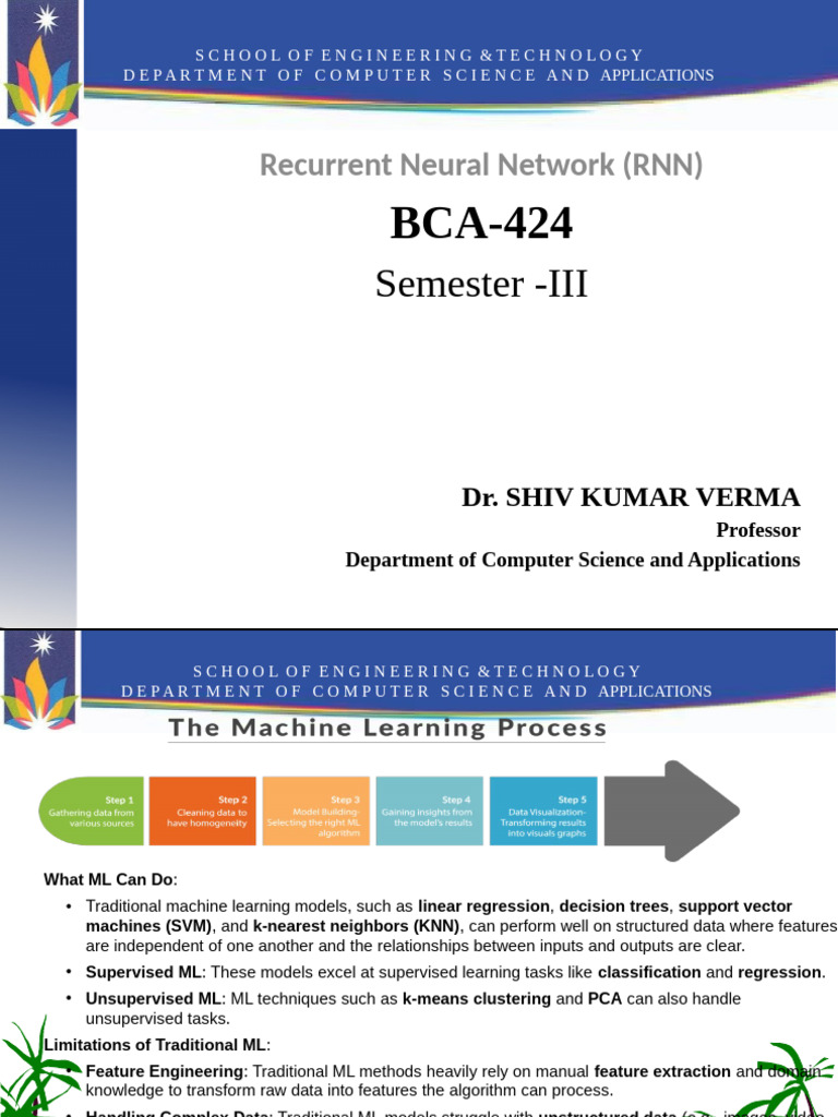 Lecture 26 RNN | PDF | Machine Learning | Artificial Neural Network