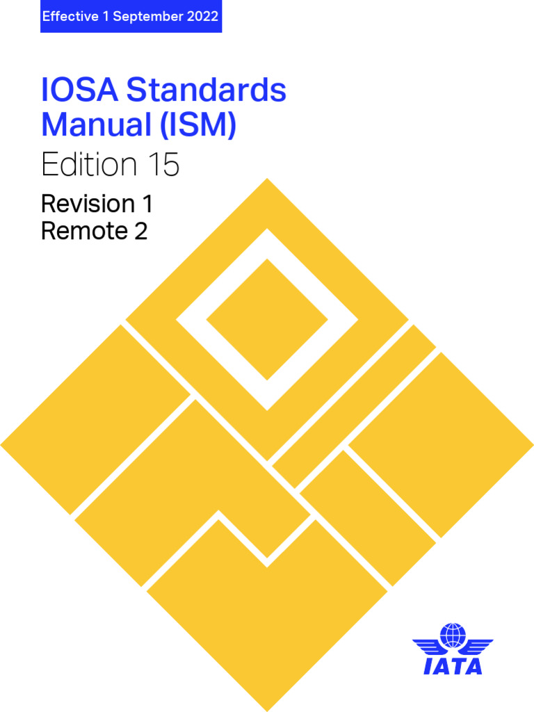 Iosa 15 2022 | PDF | Risk Management | Aviation