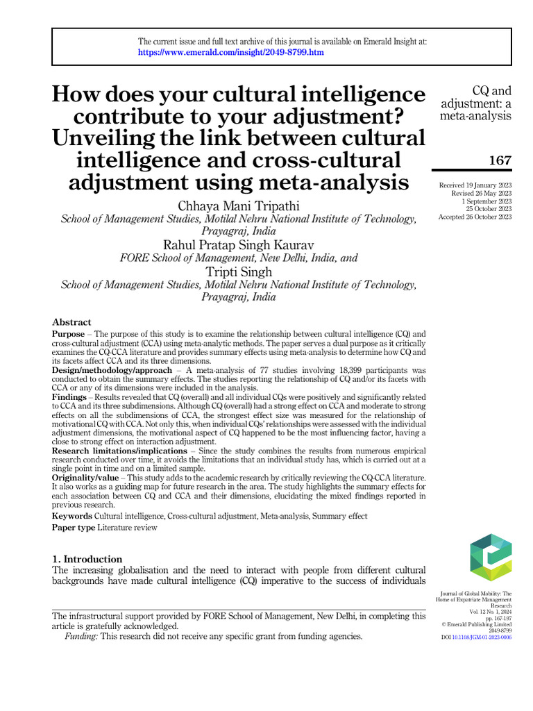 2023, Meta Analysis, CQ To CCA | PDF | Metacognition | Meta Analysis
