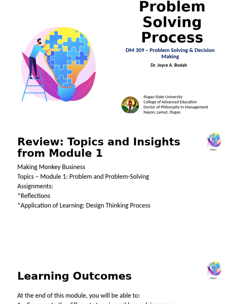 Chapter 2 The Problem Solving Process | PDF | Brainstorming | Swot Analysis