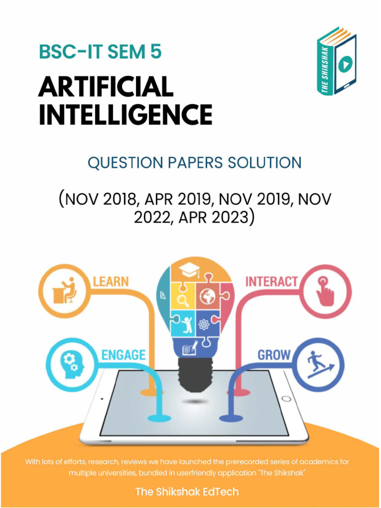 The Shikshak Tyit Sem 5 Artificial Intelligence Question Papers ...